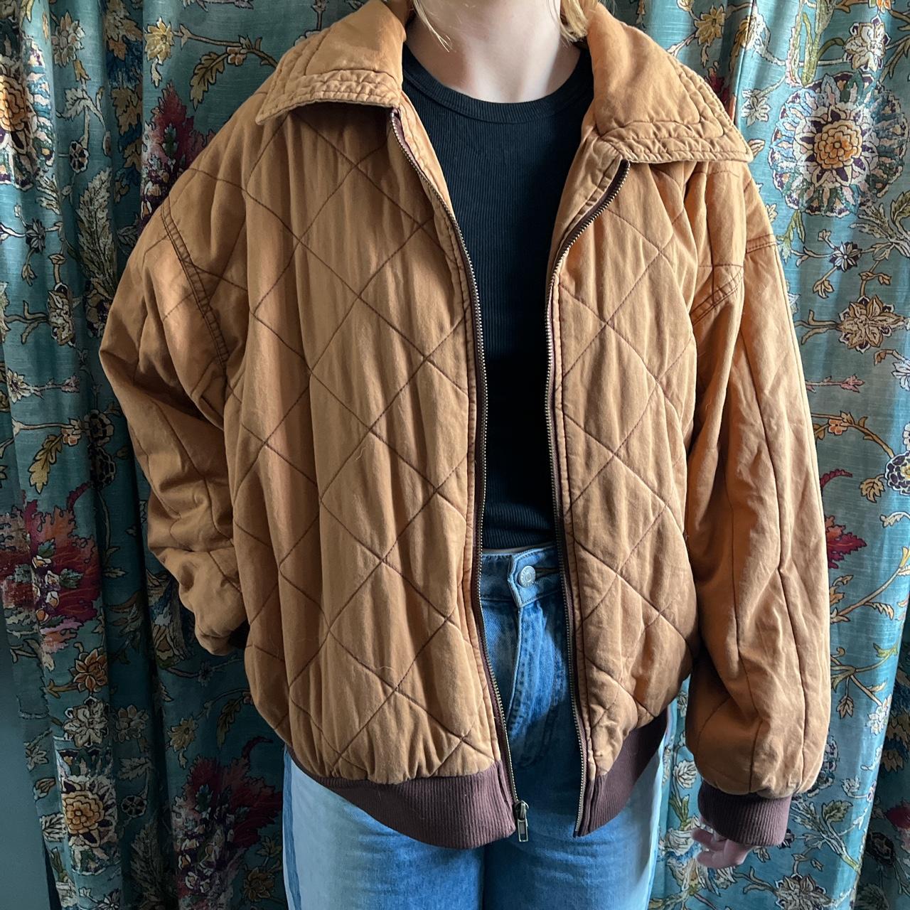 Oversized quilted jacket from Target! Super cute and... - Depop