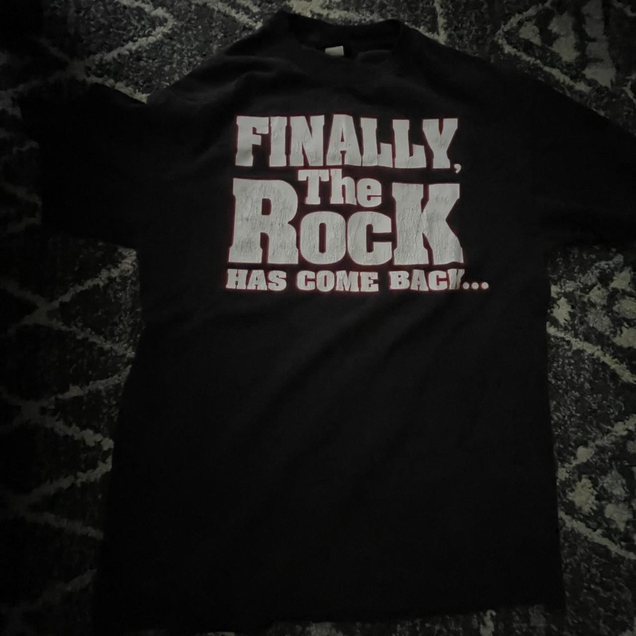 WWE The Rock Shirt Size L #wwe #therock #y2k #2000... - Depop