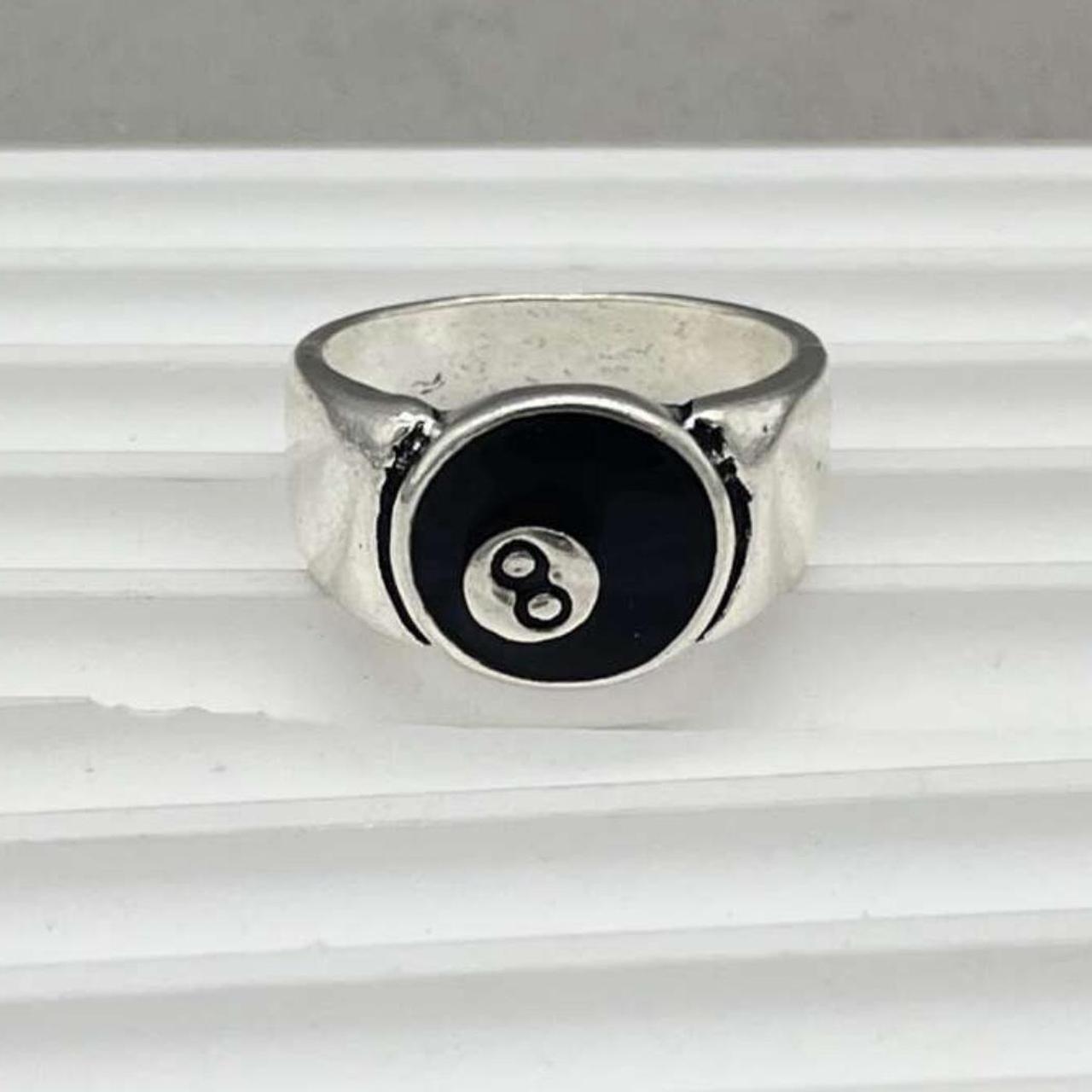 8 ball ring cool ring, not from stussy ** NO... - Depop