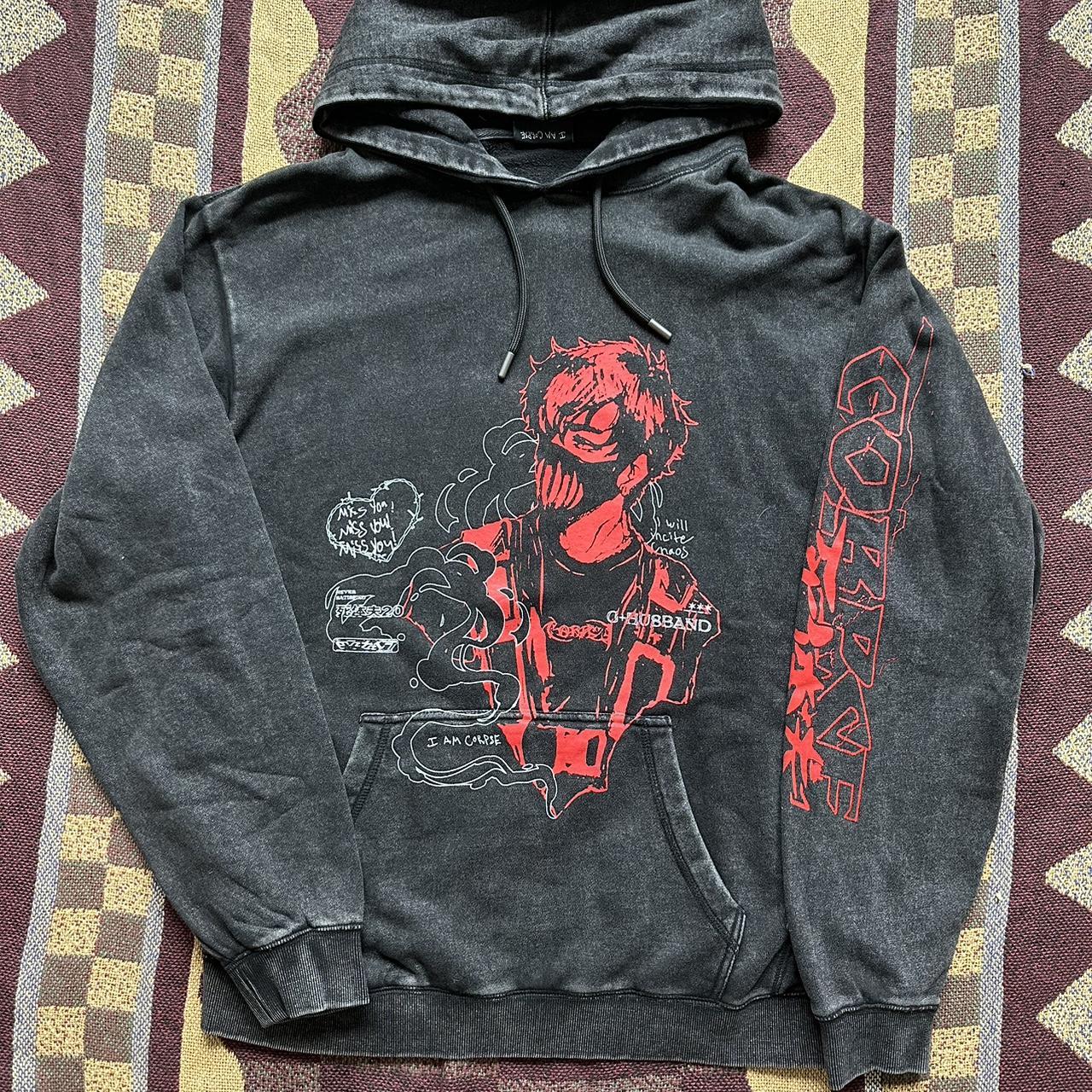 Corpse husband miss you hoodie I Am Corpse Baggy,... - Depop