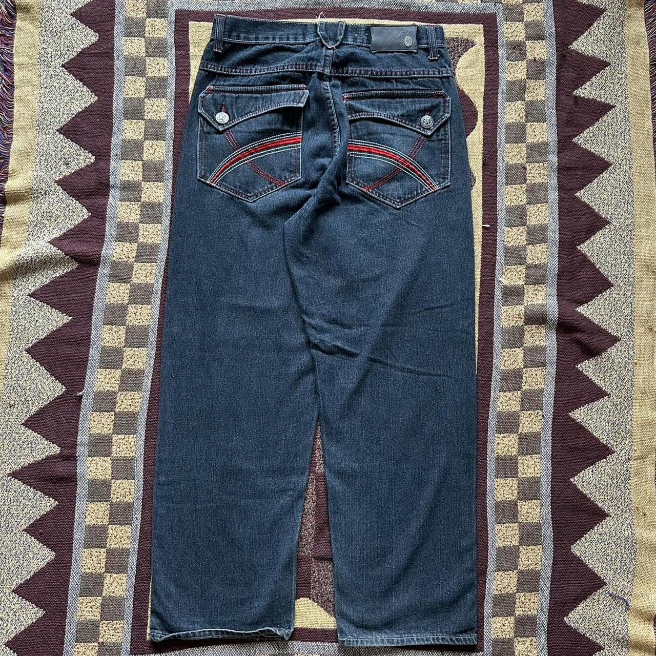 Baggy vintage Knockout jeans Wide leg Size 34 x 32... | Depop