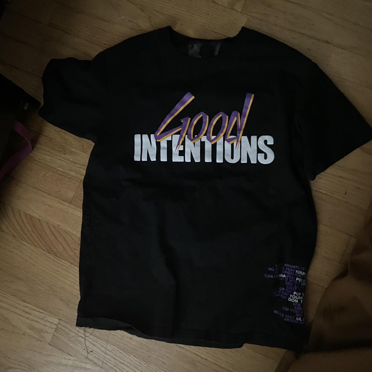 Good intentons vlone tee size medium tag... - Depop
