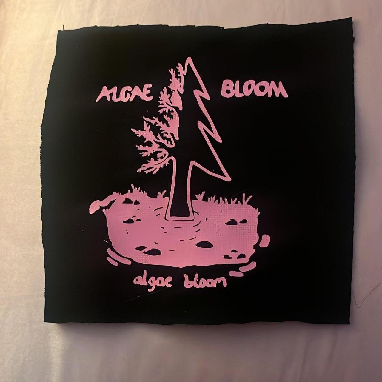 Algae Bloom patch Vinyl #diy #screamo #patches #pink - Depop