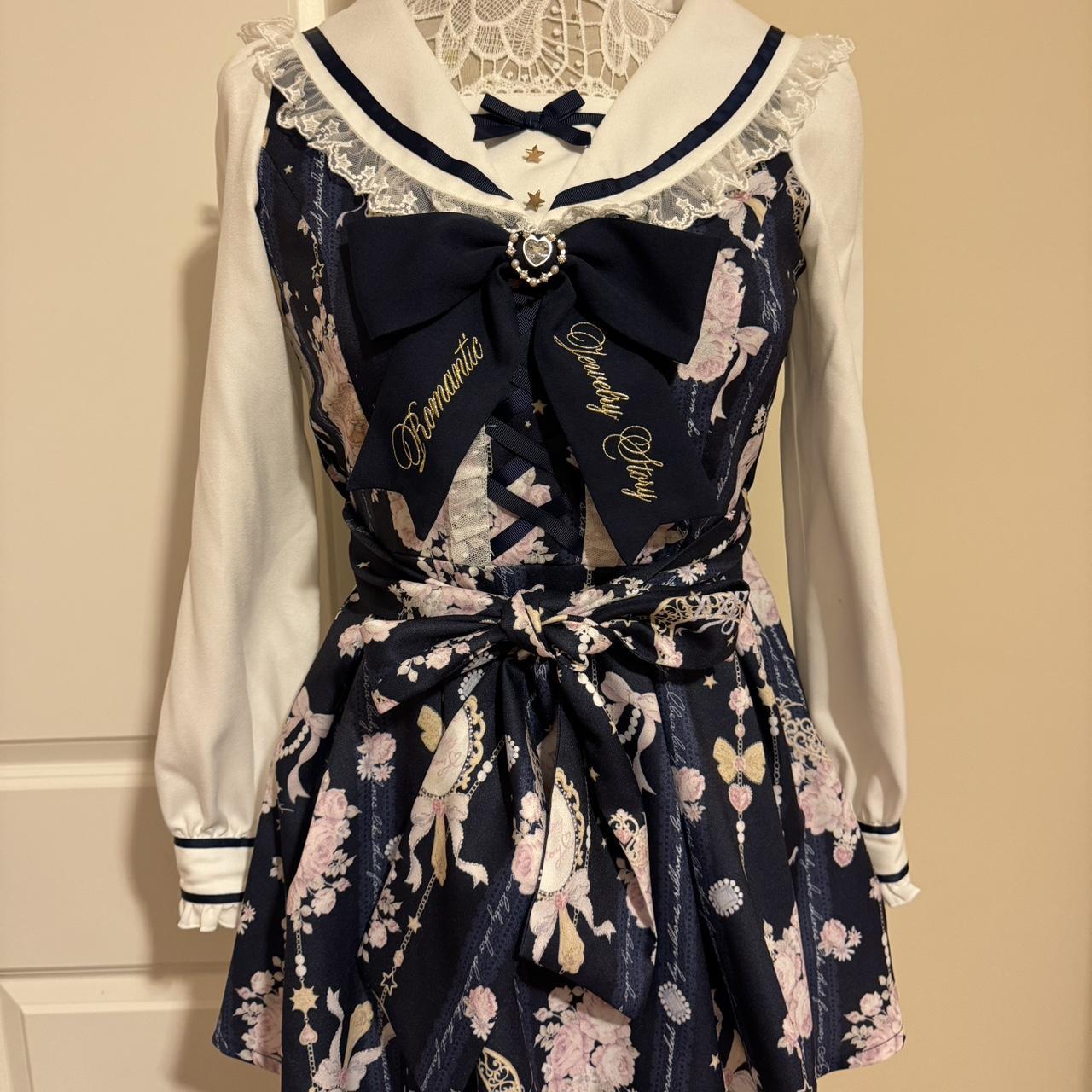 Liz Lisa jewelry floral pattern dress 🎀 - Authentic... - Depop