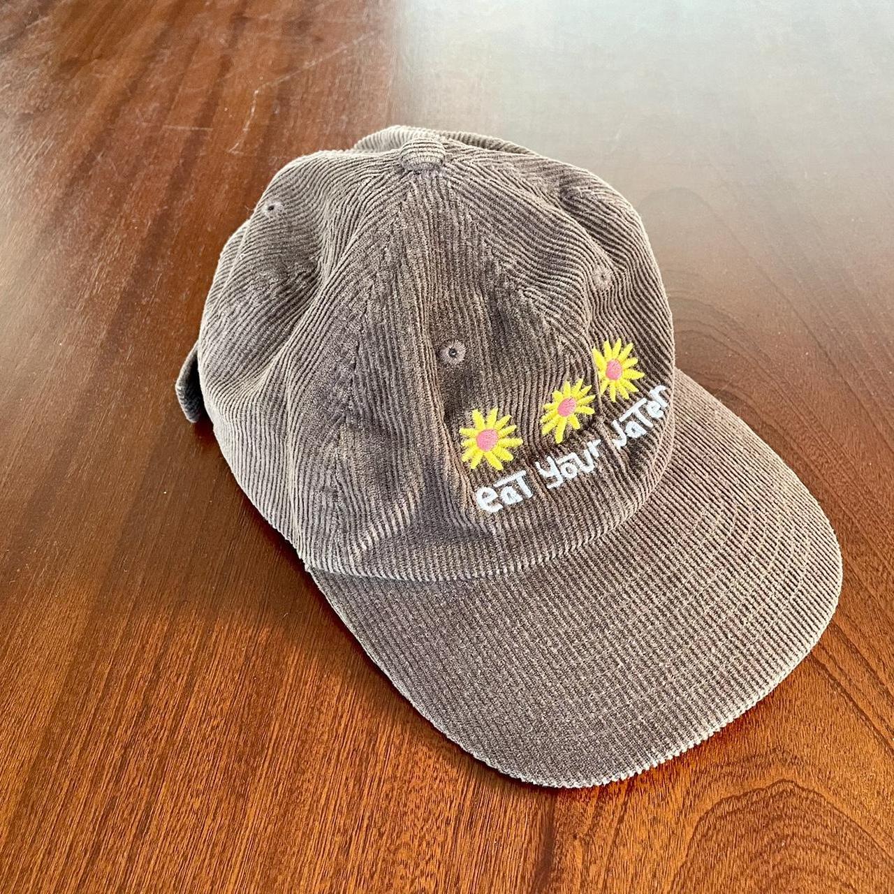 Eat your water corduroy hat - Depop