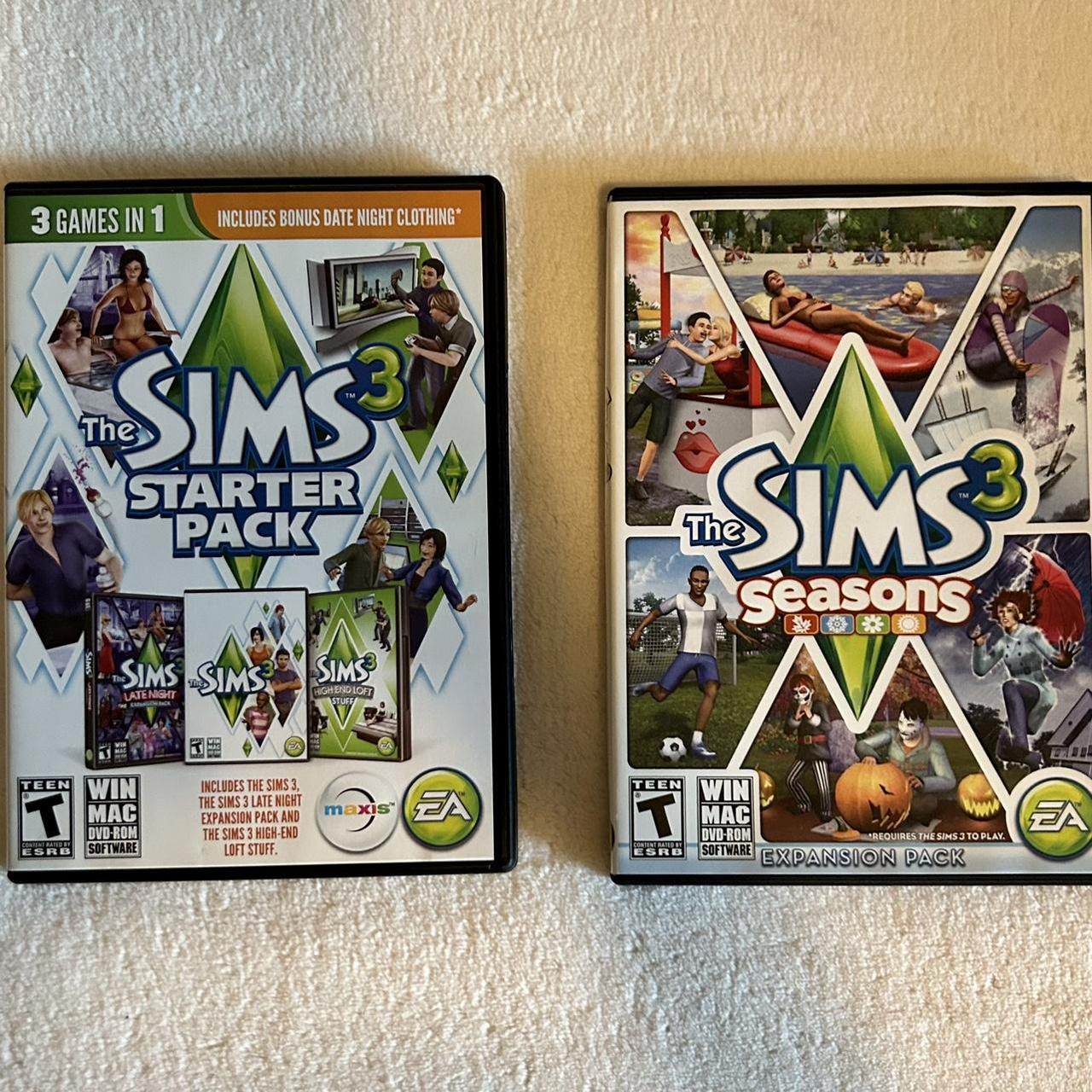 The Sims 3 Starter Pack + Sims 3 Season Disc Duo -... - Depop