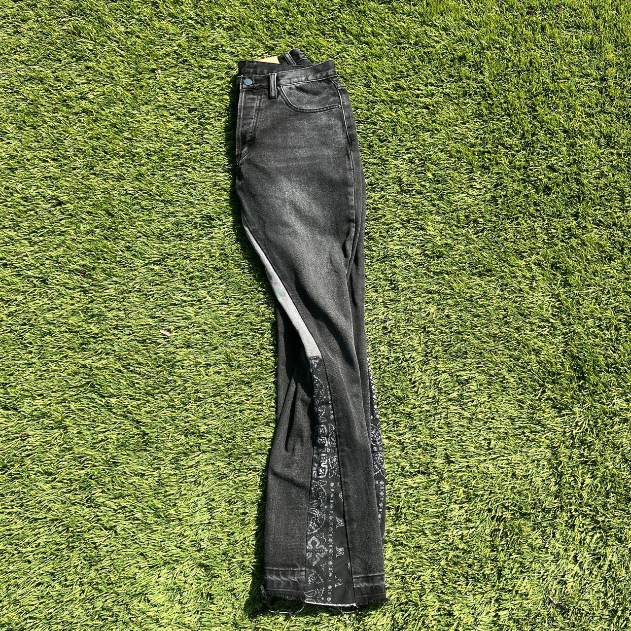 Black flared MNML pants Only used for pictures... - Depop