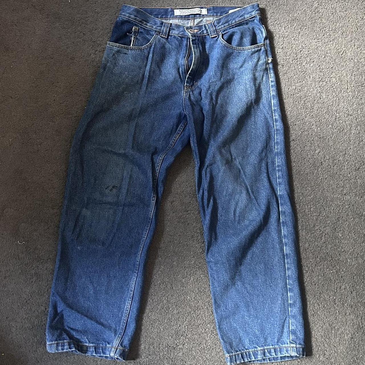 polar 93 jeans - exterior branding... - Depop