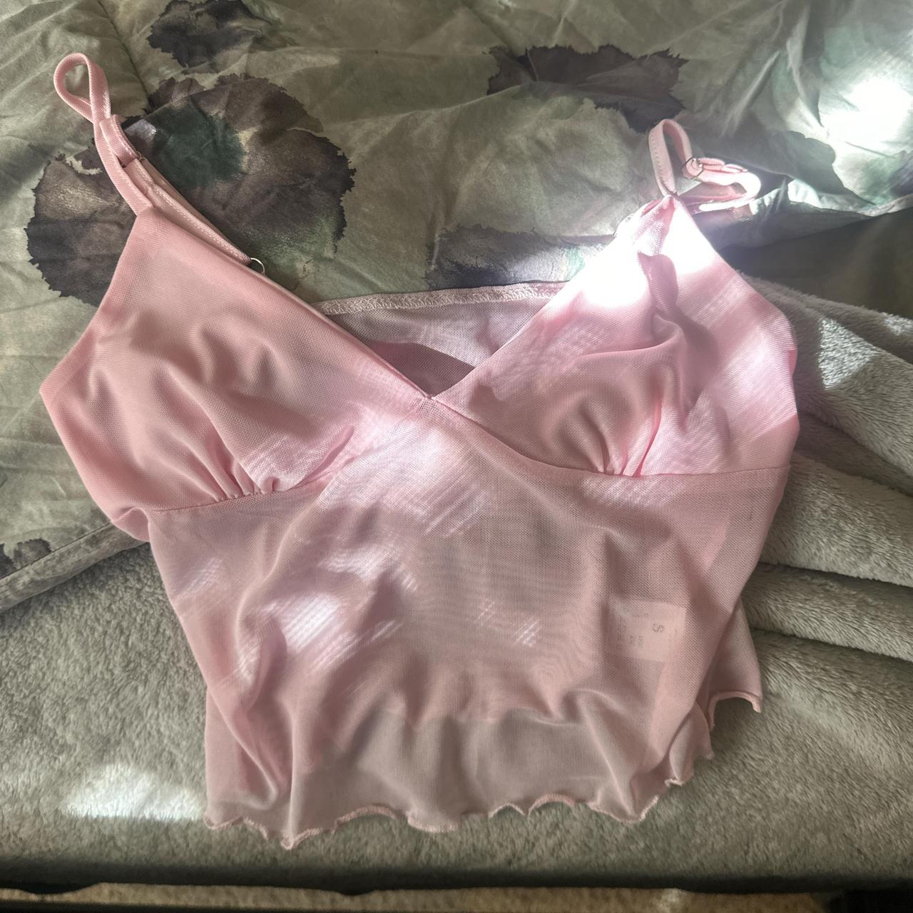 Light pink going out top | Depop