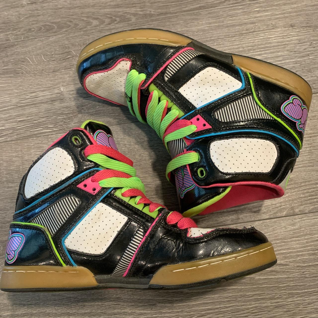 Bubble letter neon Osiris NYC 83 slims *offers... - Depop