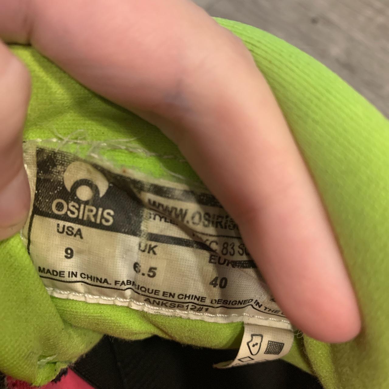 Bubble letter neon Osiris NYC 83 slims *offers... - Depop