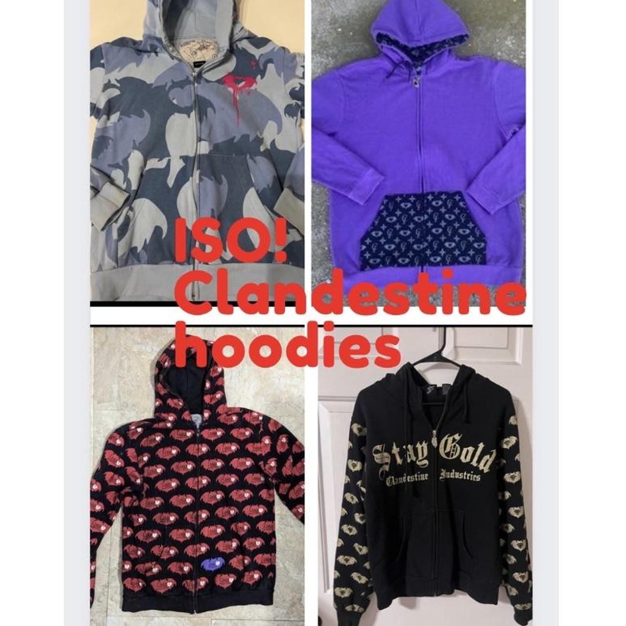 ISO Clandestine Industries hoodies! 🦇Looking for... - Depop
