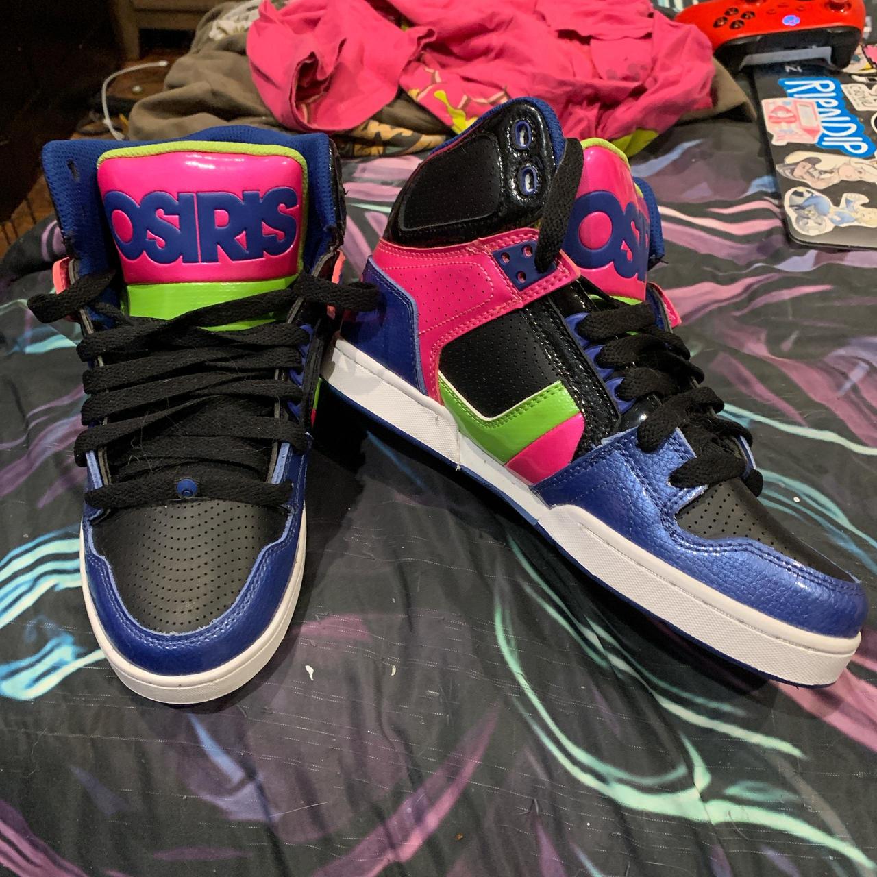 Neon Osiris Bronx slims shoes *offers and holds... - Depop