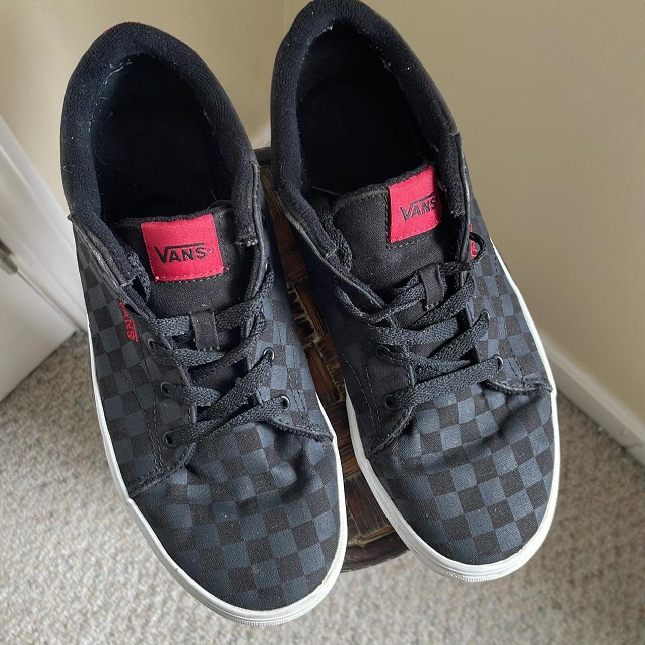 Vans Checkered Seldan Sneakers - Depop