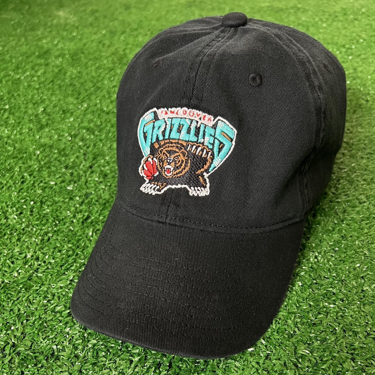 Mitchell and ness grizzlies hat -color: black -size:... - Depop