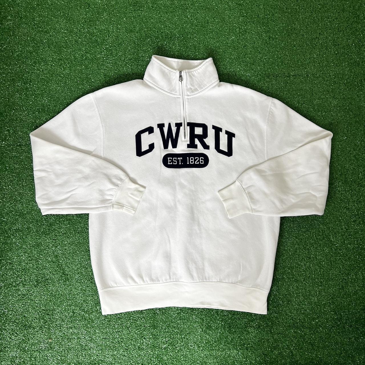 Jansport CWRU half zip sweatshirt -color:... - Depop