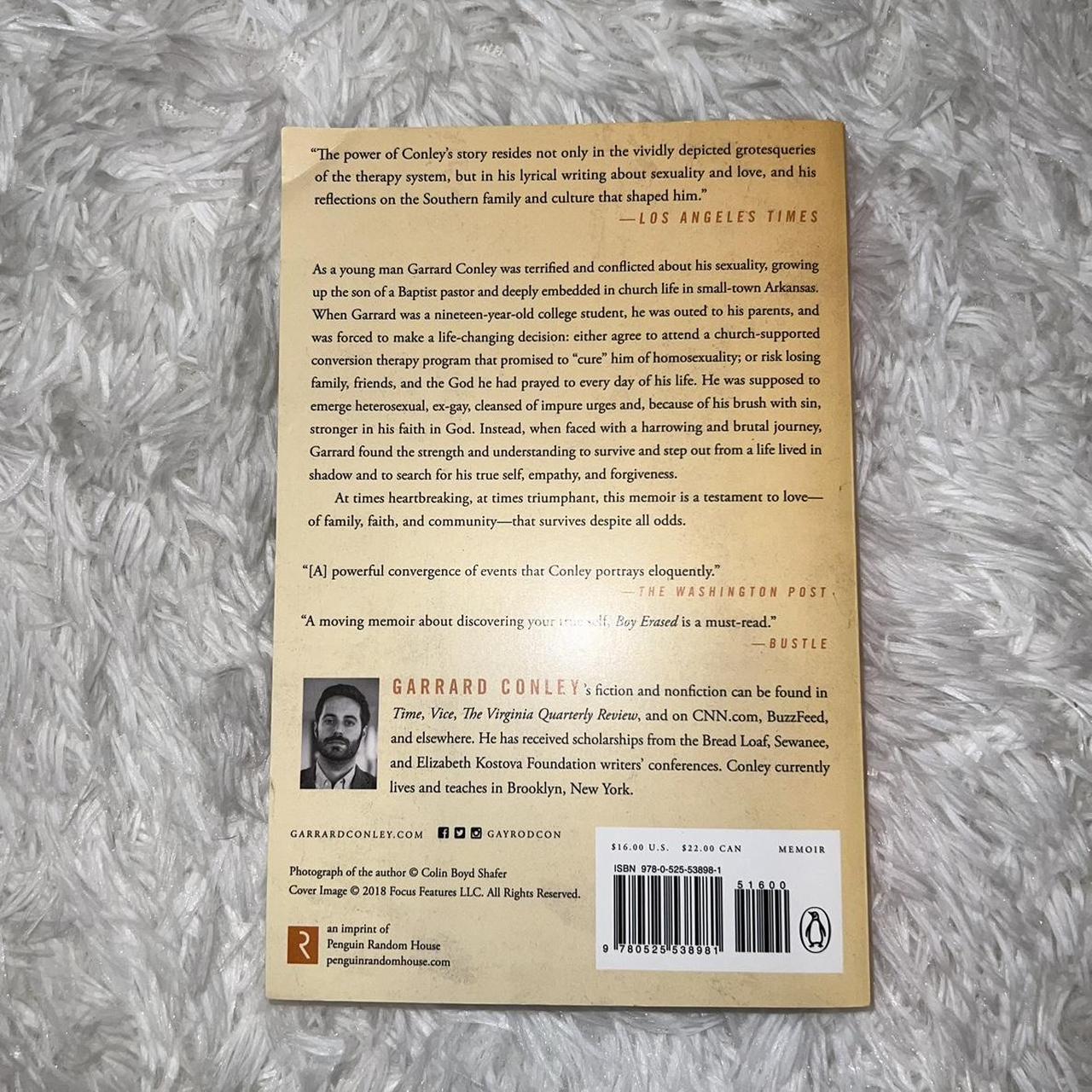 Boy Erased Book brand new #bookworm #booktok... - Depop