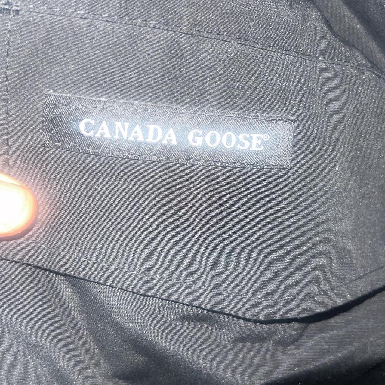 Black canda goose real wit tags basically brand new - Depop