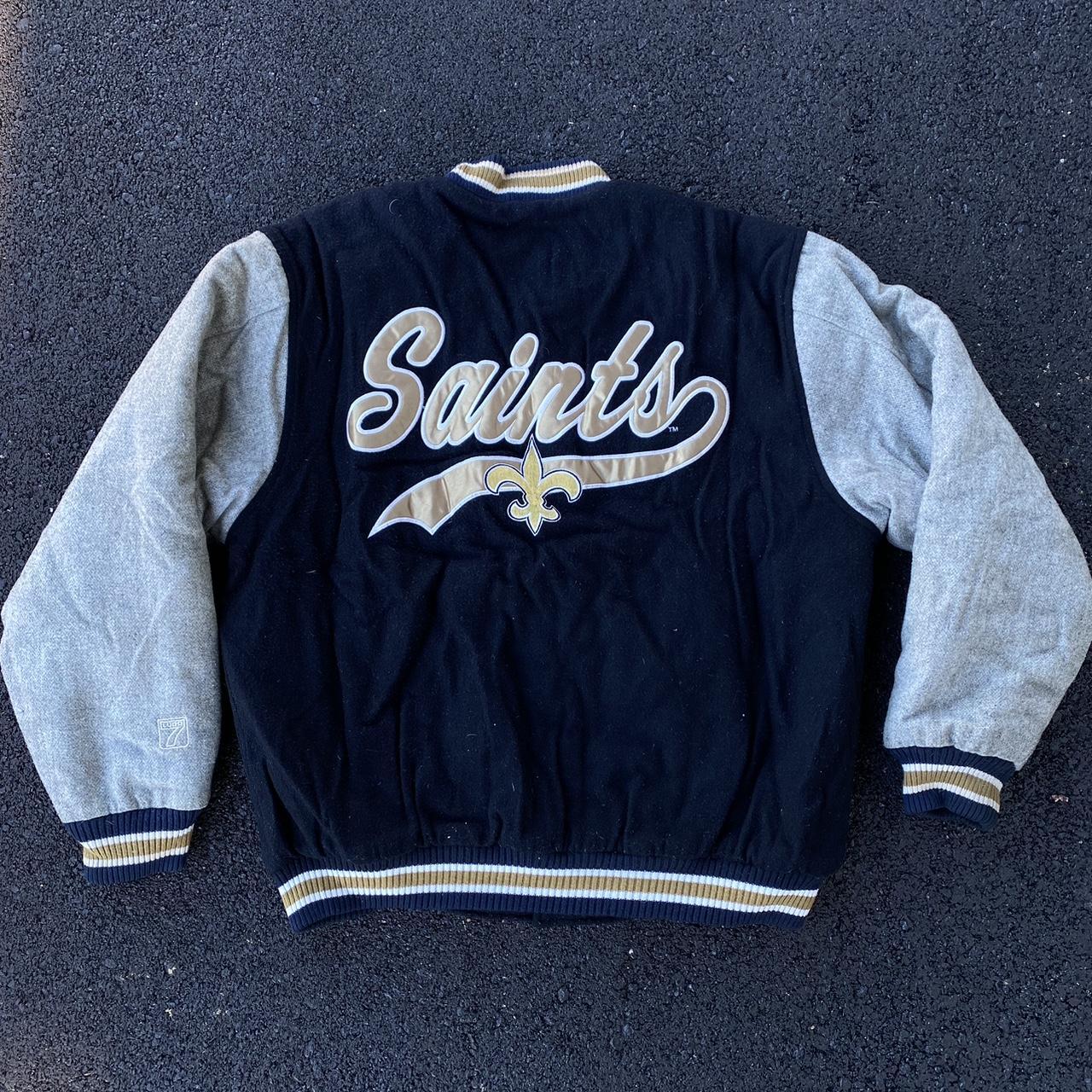 New Orleans Saints Logo 7 NFL Football Script... | Depop