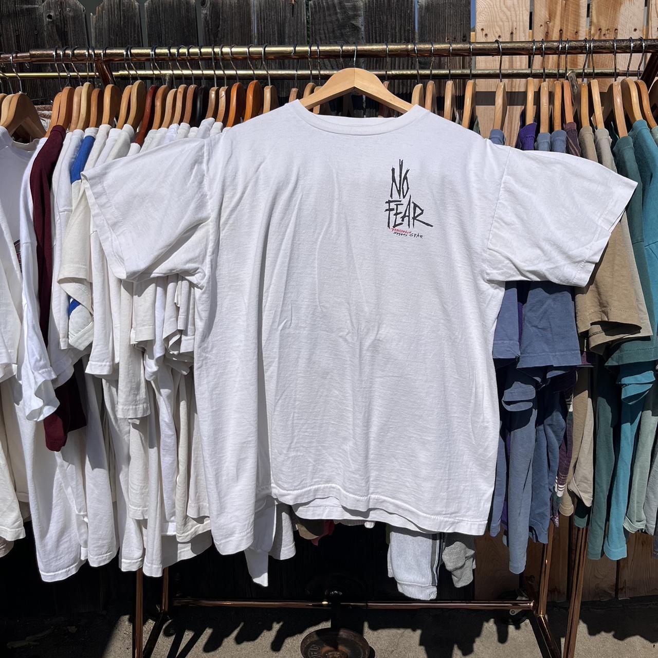 90s No Fear one love skater tshirt Super sick back... - Depop