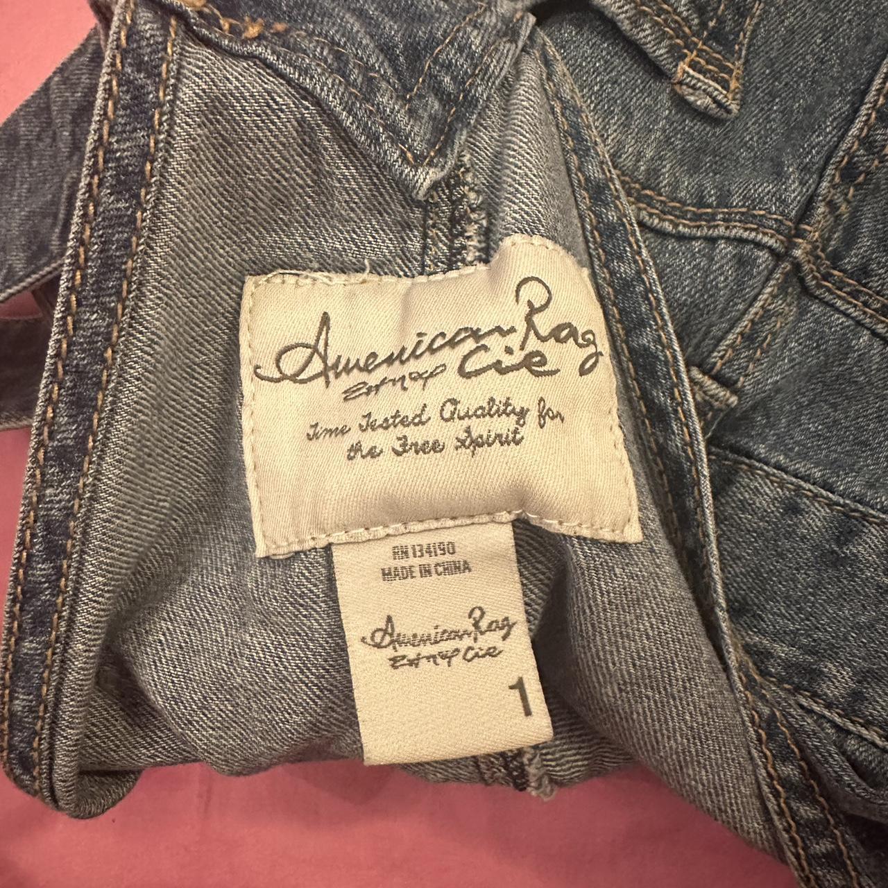 American Rag Cie Women's Blue and Navy Dungarees-overalls | Depop