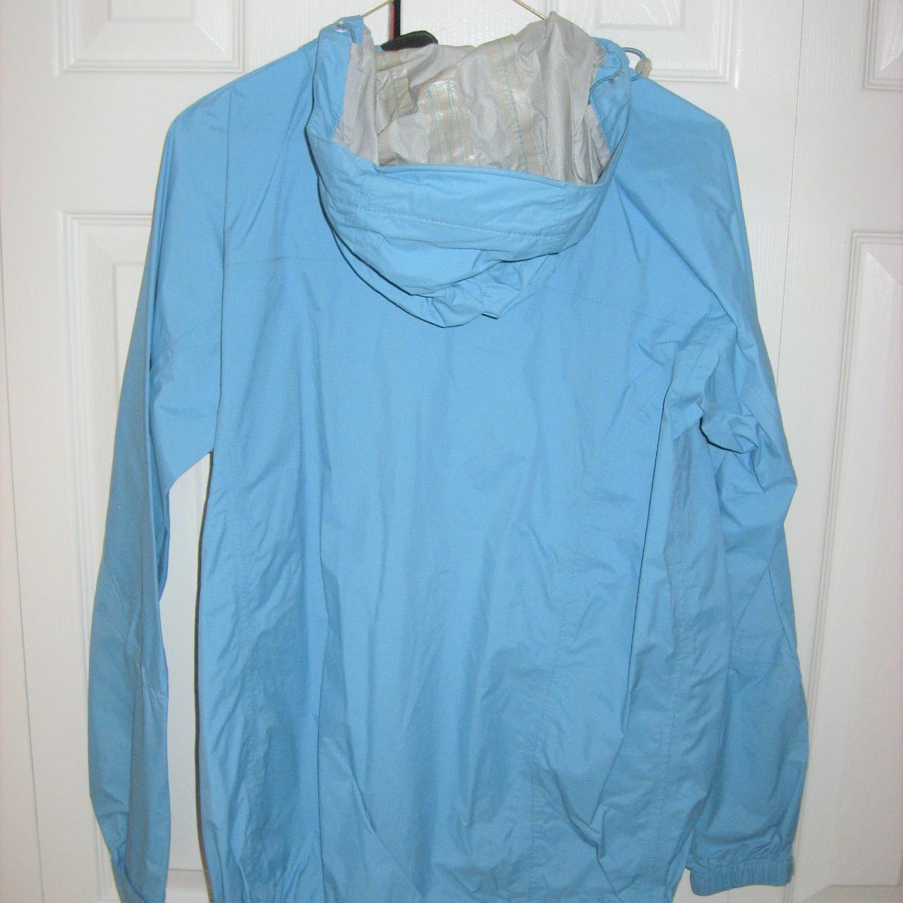 This Womens Blue wGray L L BEAN Zipperfront... - Depop