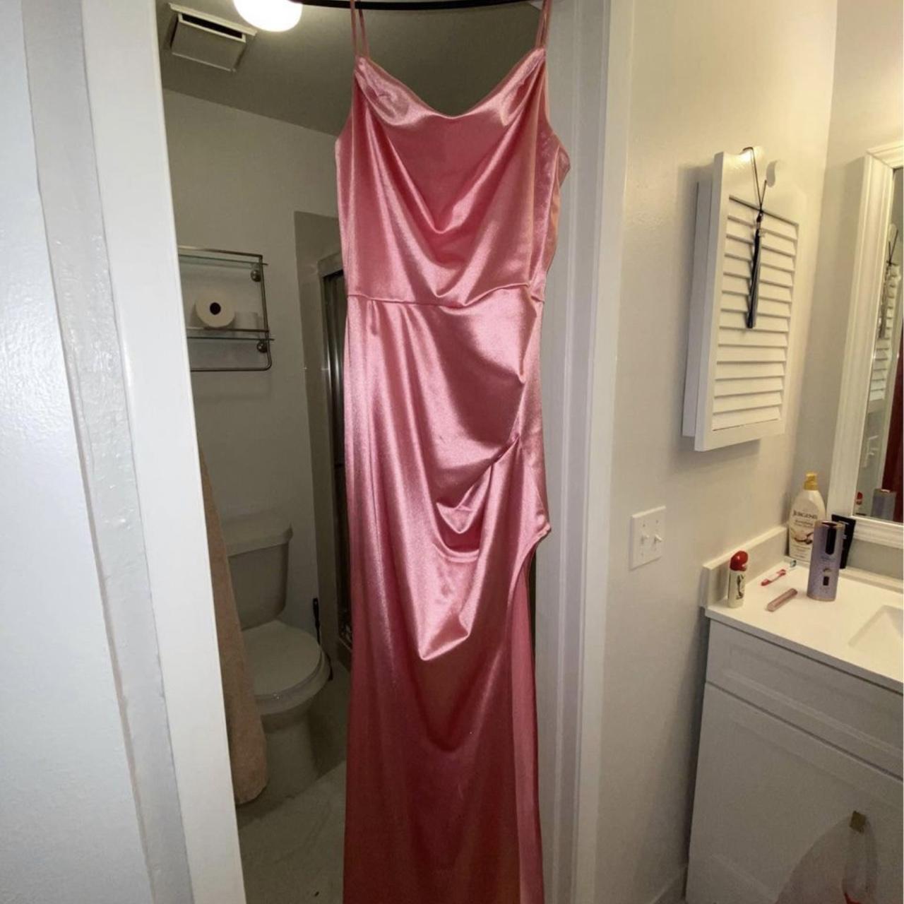 Simple Prom dress Unknown size, tag ripped off.... - Depop