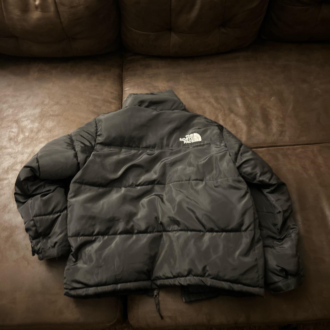 TNF 700 JACKET NORTH FACE PUFFER SIZE L HOLE IN LEFT... - Depop