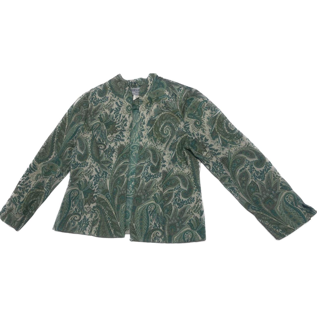 Jessica Howard Jacket Blazer Turquoise Teal Green... - Depop