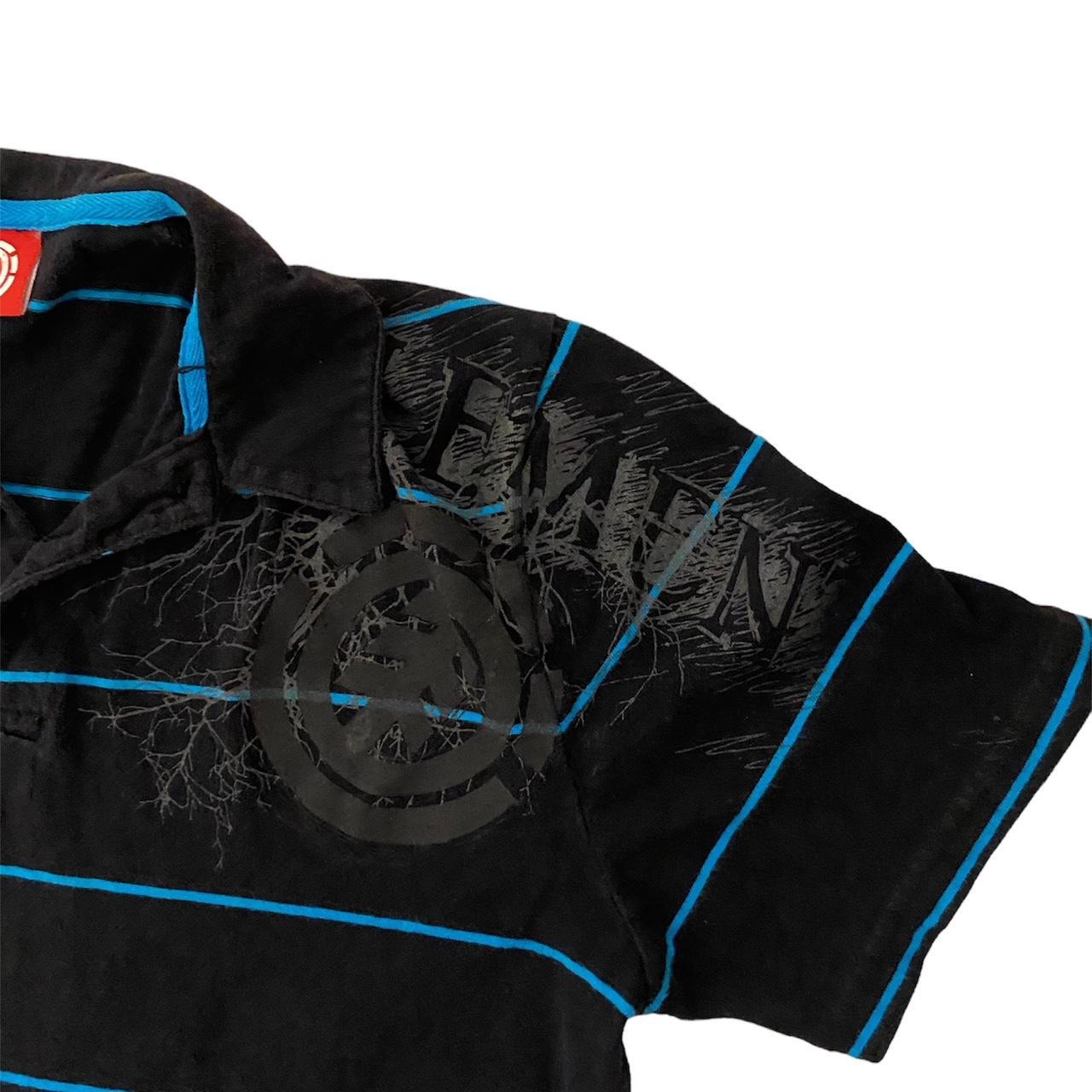 Element Men's Black and Blue Polo-shirts | Depop