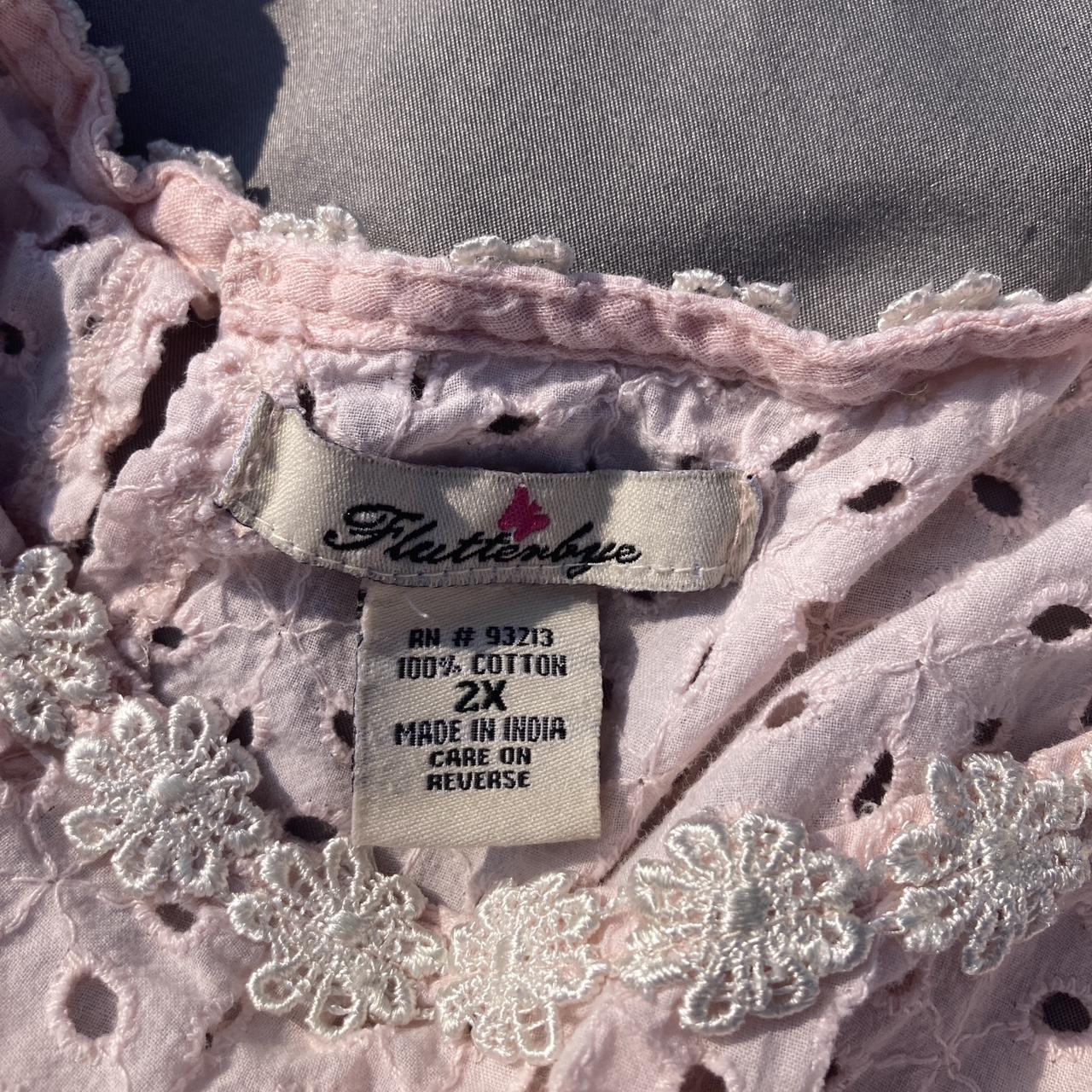 Pink coquette camisole top. Plus-size rise pink... - Depop