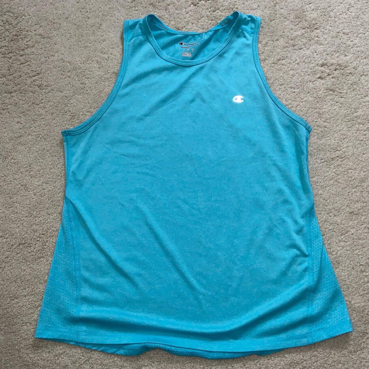 LIGHT BLUE BREATHABLE CHAMPION WORKOUT... - Depop