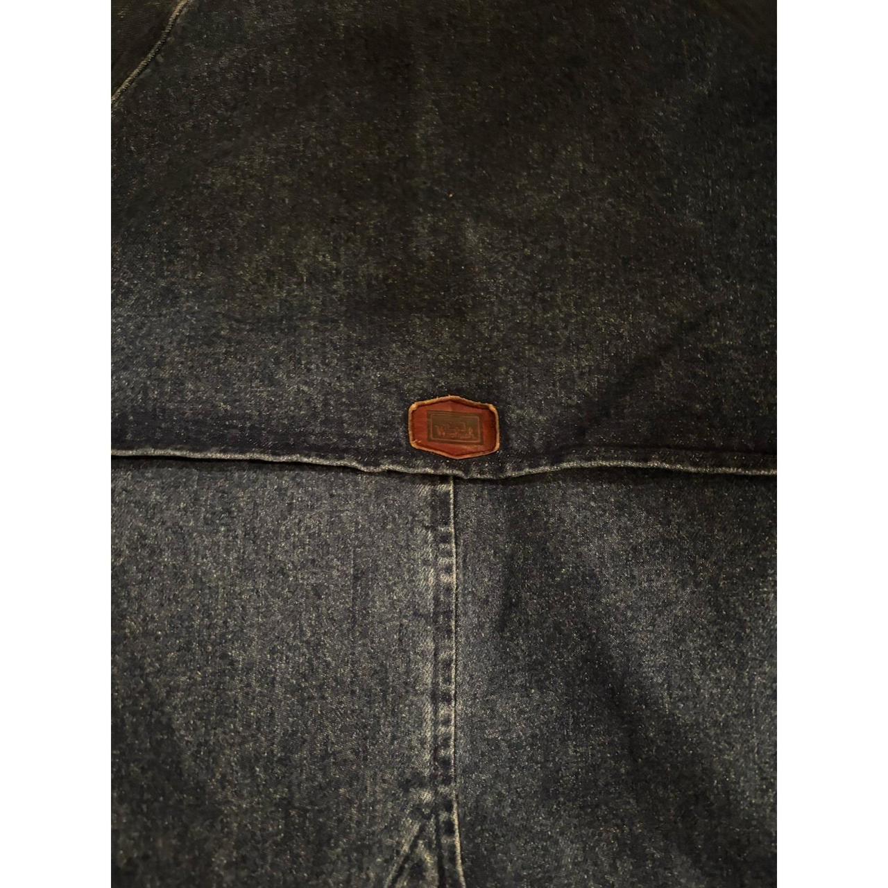 Woolrich Blanket Lined Denim Jacket Men's XL Aztec... | Depop