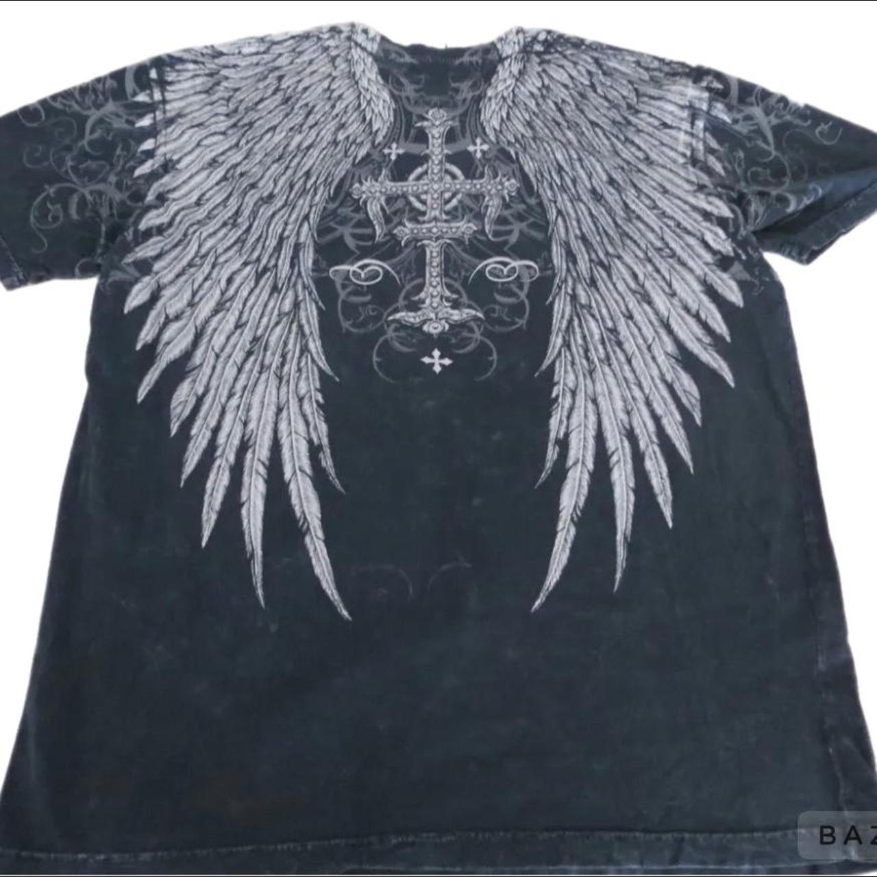 EXTREMELY RARE must have affliction shirt tagged 2x... | Depop