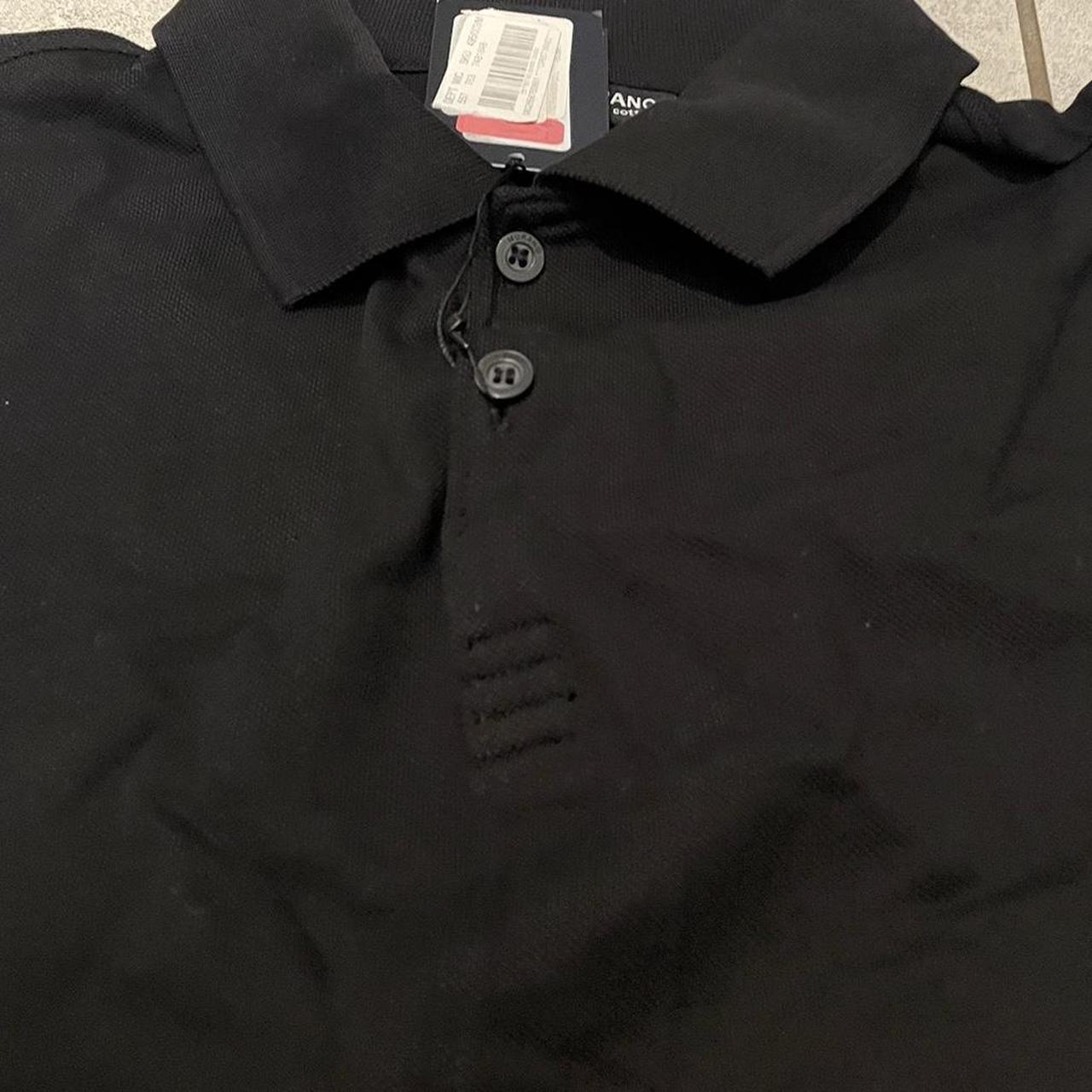 Simple black MURANO BLACK POLO TOP - MURANO - ALL... - Depop