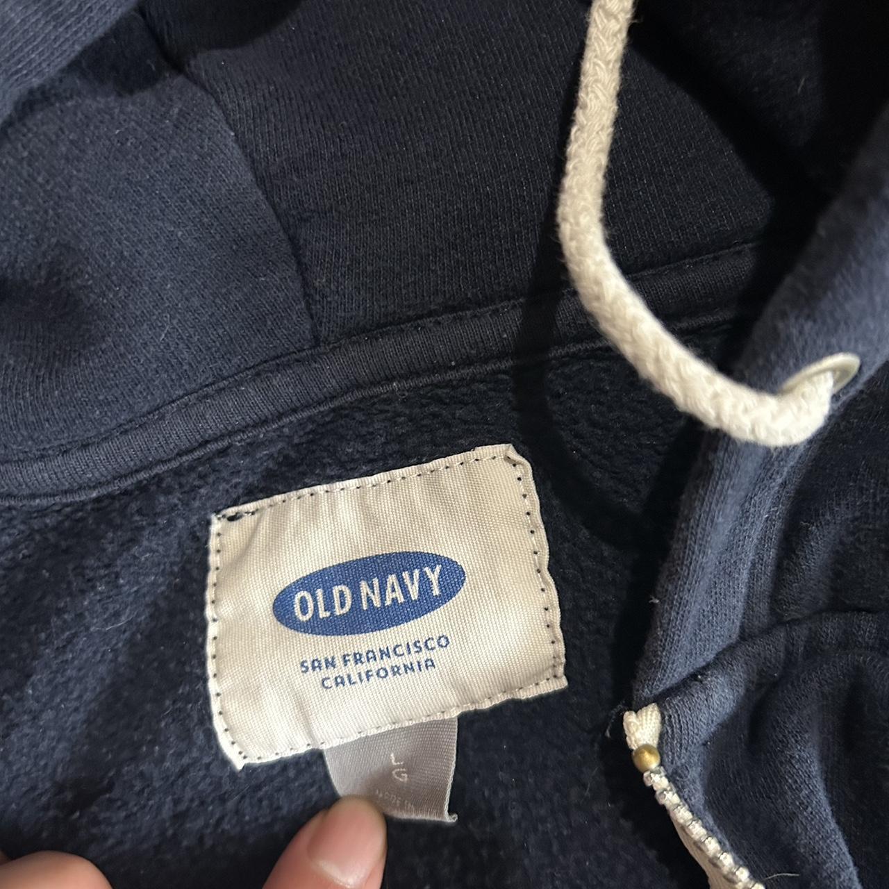 Vintage blue old navy jacket - Depop