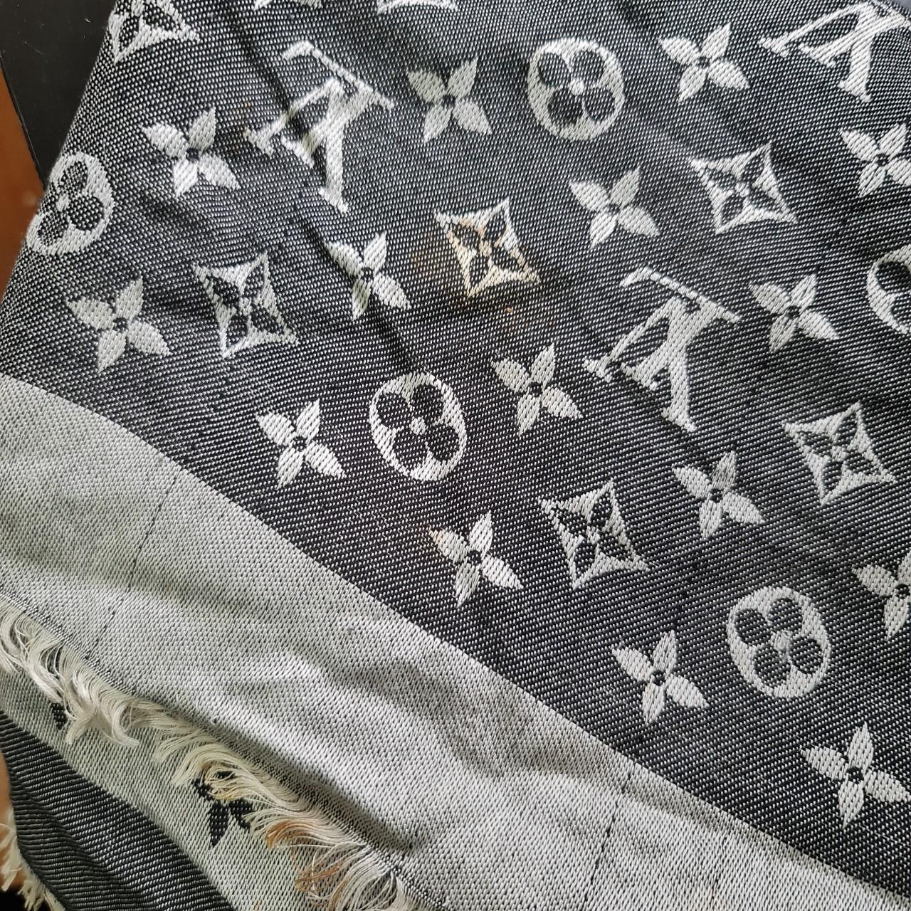 Authentic Louis Vuitton "Monogram Denim Shawl" - Depop