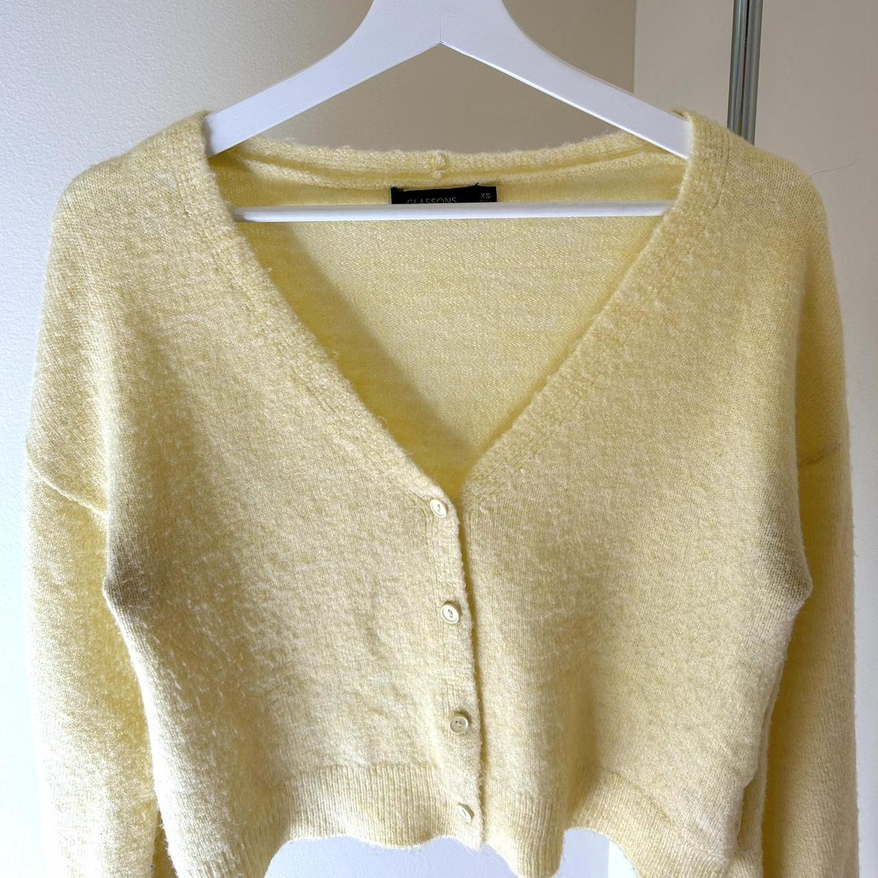 Glassons yellow cardigan. Size XS but is a more... - Depop
