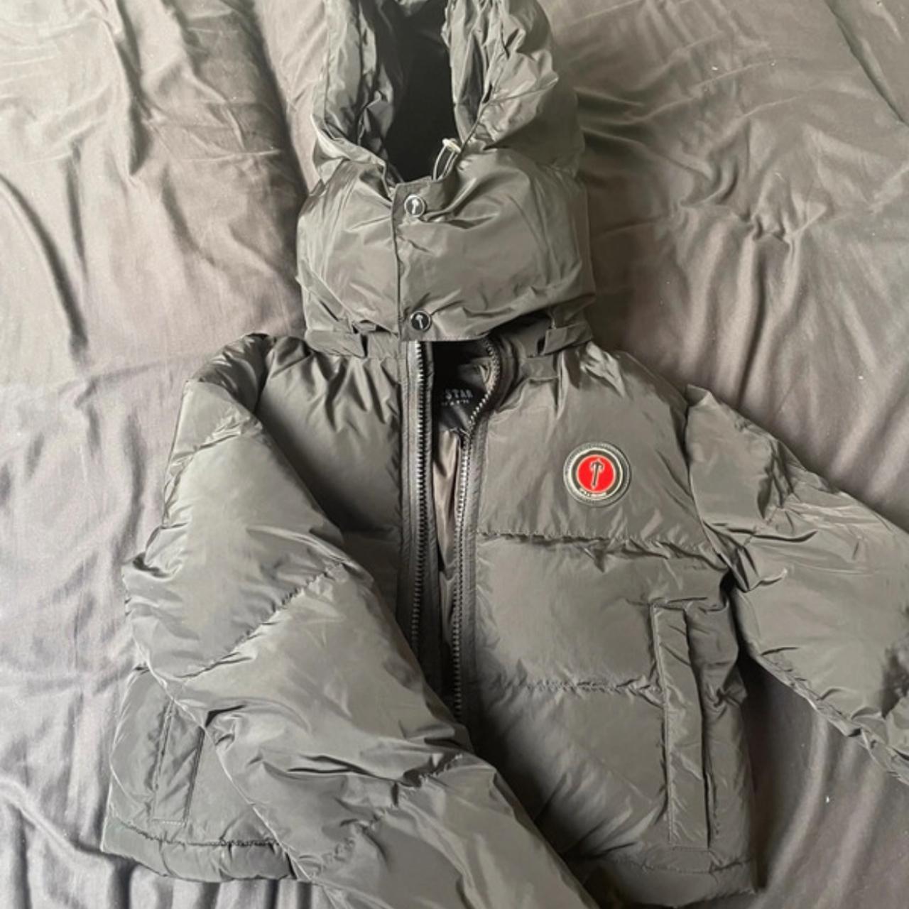 Trapstar Irongate Hooded Puffer Jacket -Red I’m... - Depop