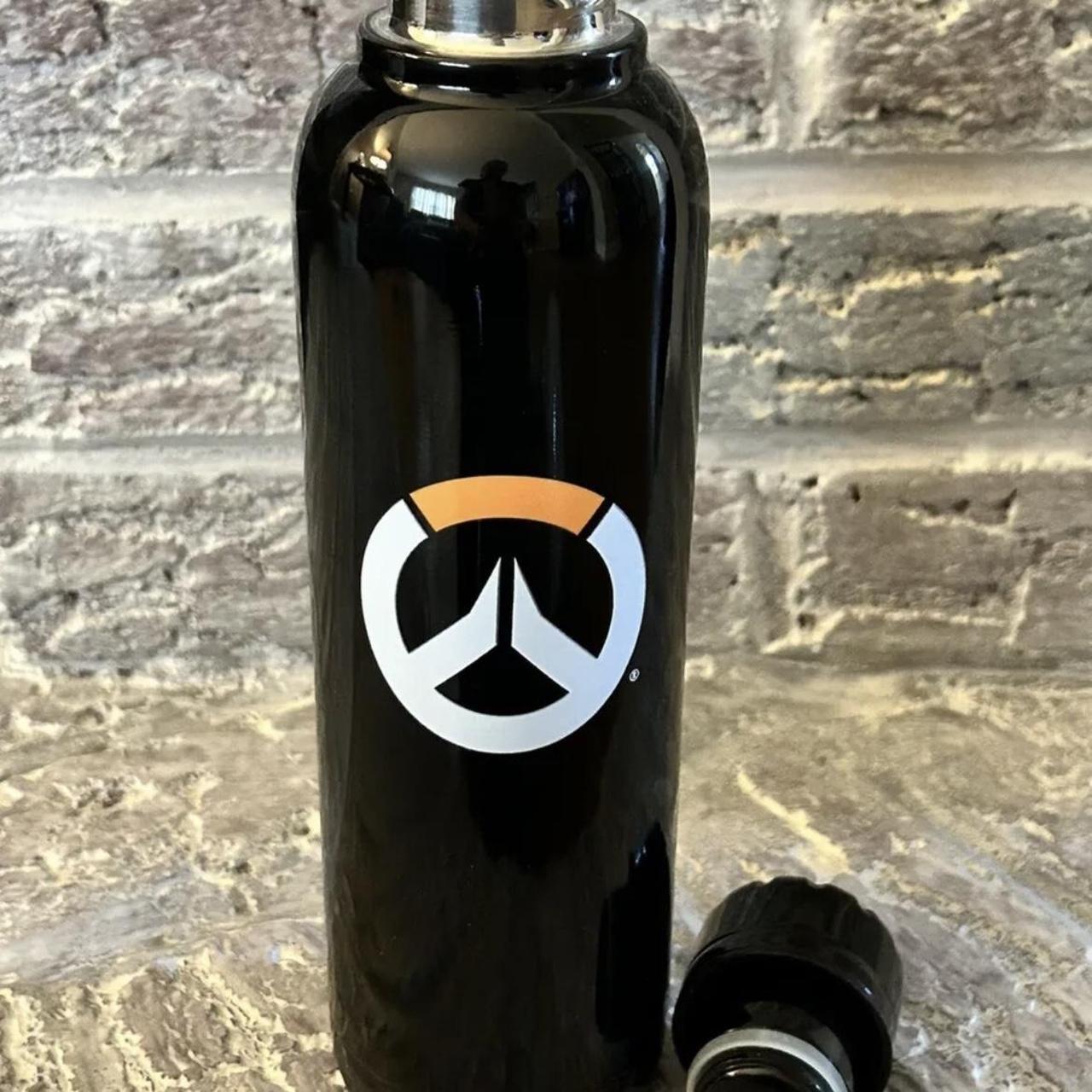 Overwatch Logo Black Double Wall Stainless Steel... - Depop