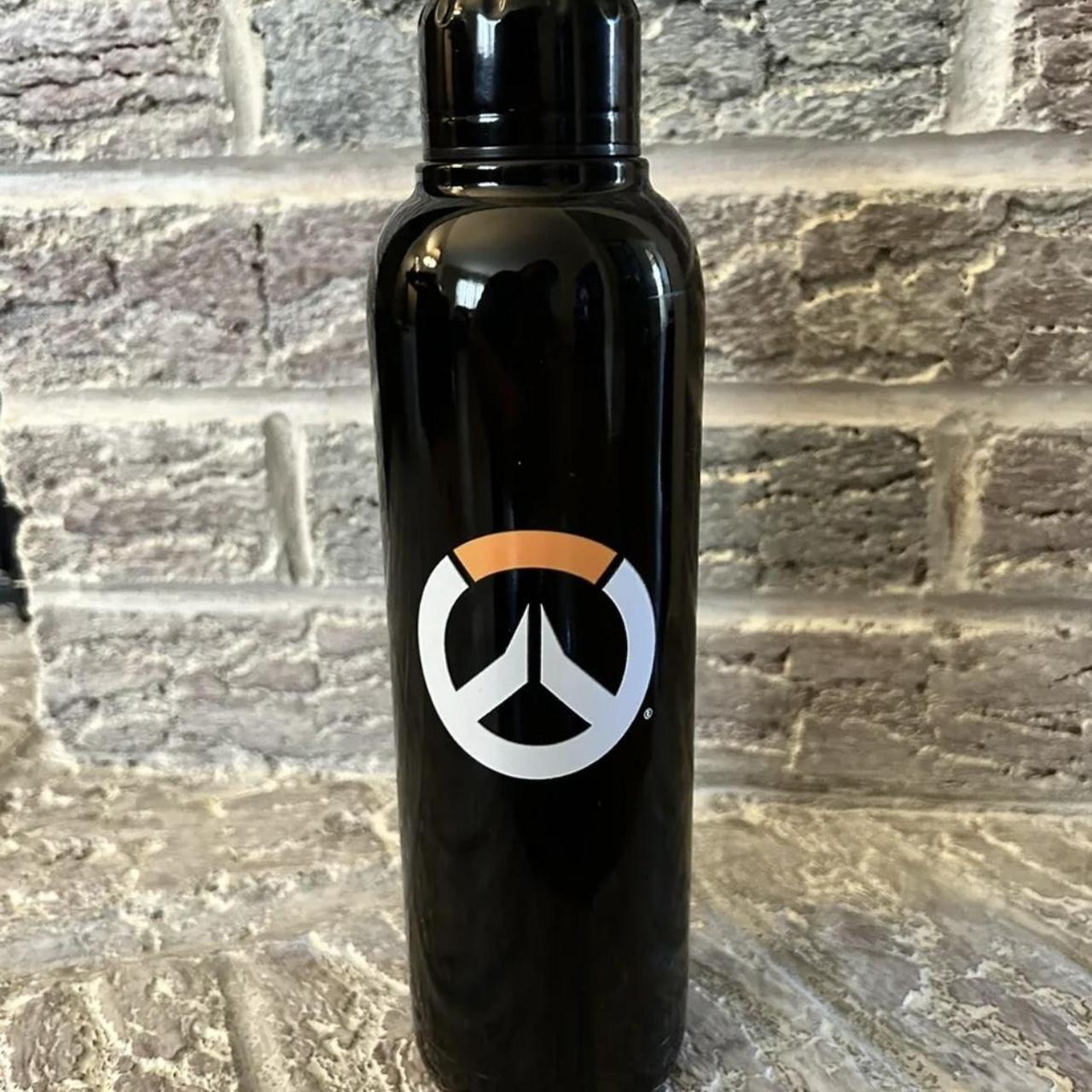 Overwatch Logo Black Double Wall Stainless Steel... - Depop