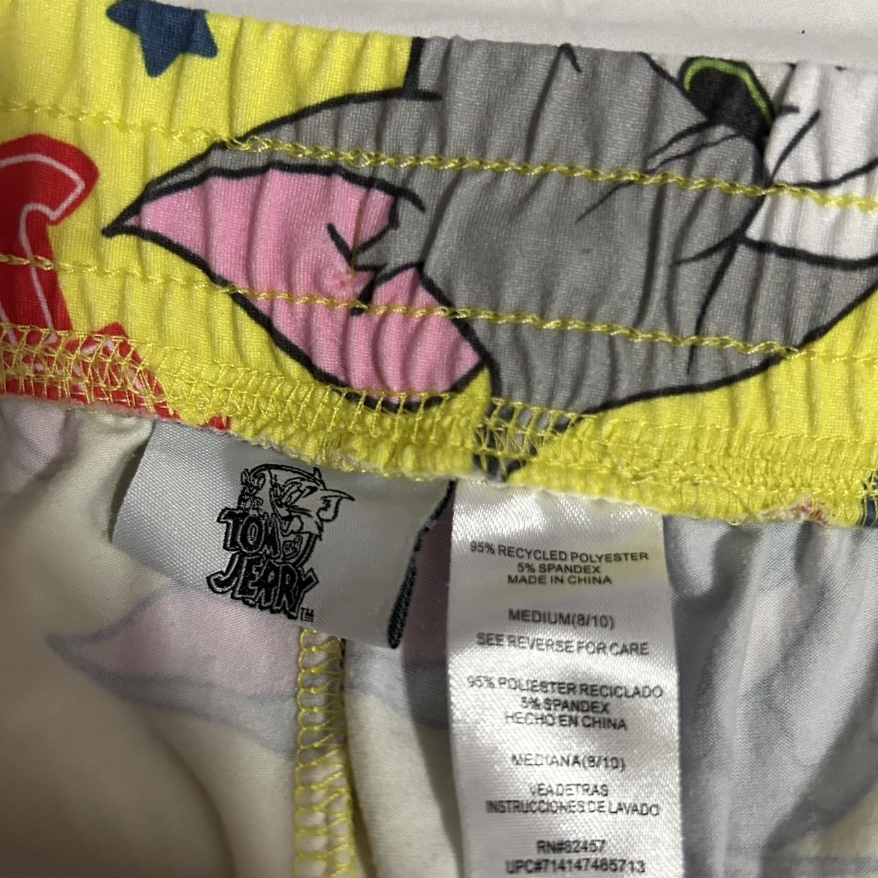 Yellow Tom and Jerry pajama pants #kidcore | Depop