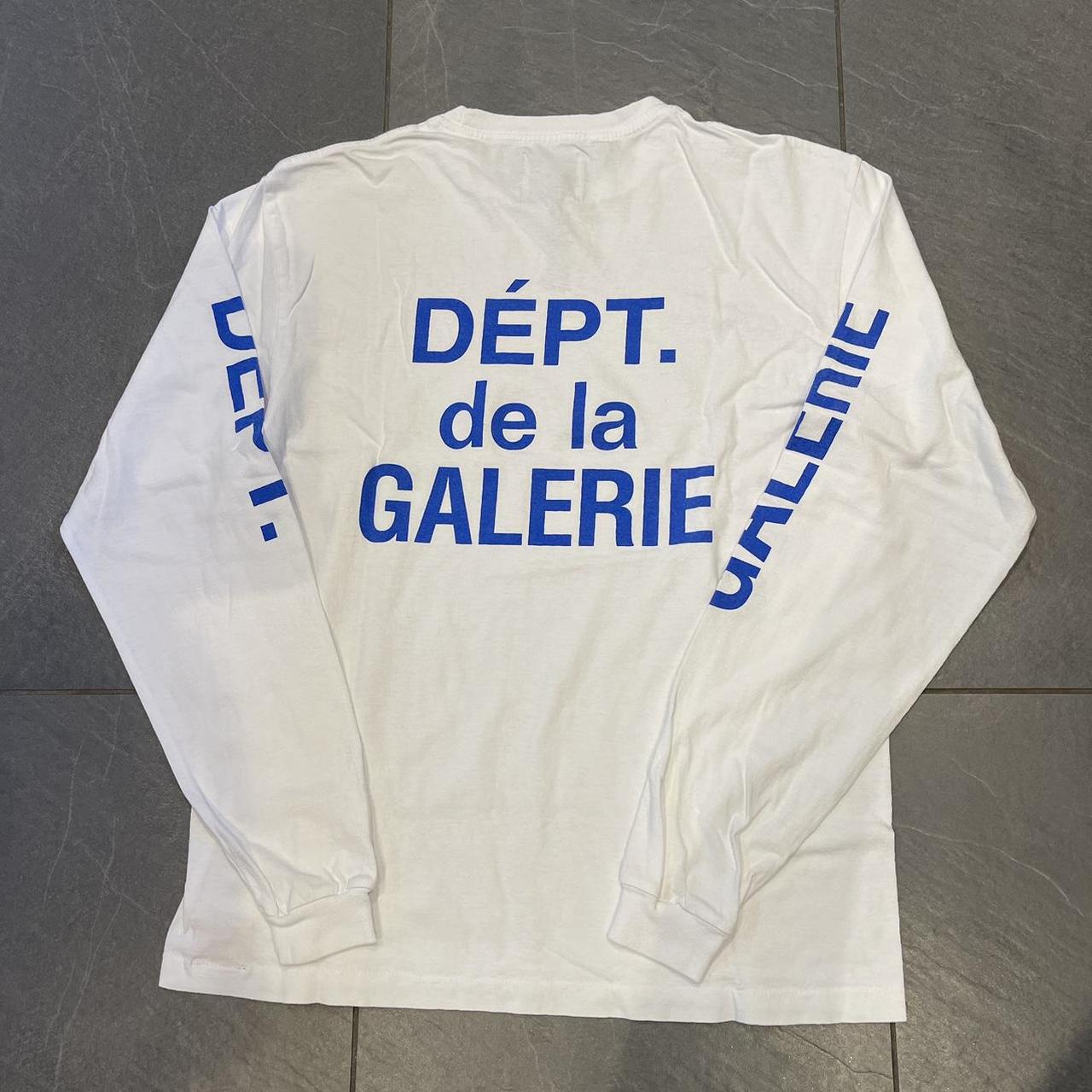 Gallery Dept French Writing White/Blue Brand new... - Depop