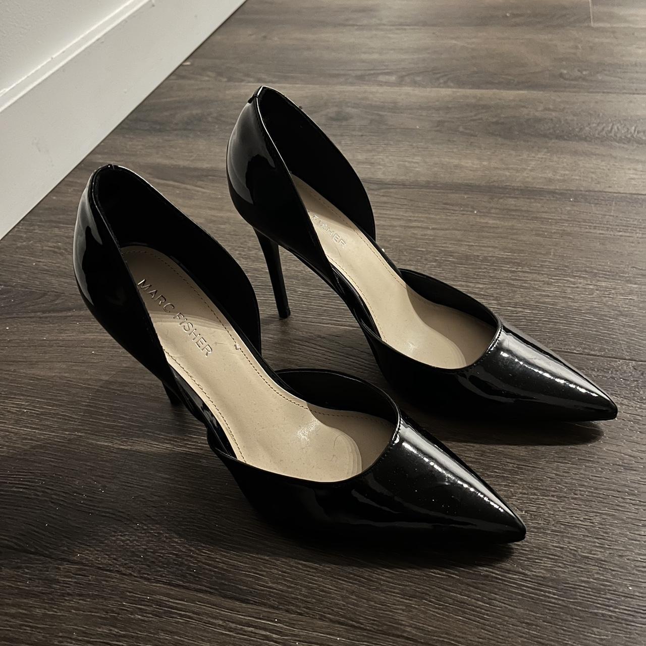 MARC FISHER 3 INCH BLACK STILETTOS!!! Comfy and... - Depop