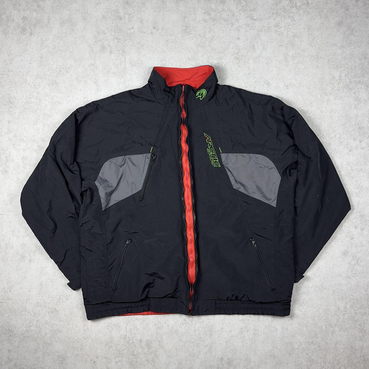 ARTIC SPORT REVERSE JACKET BLACK-RED 📌I honestly... - Depop