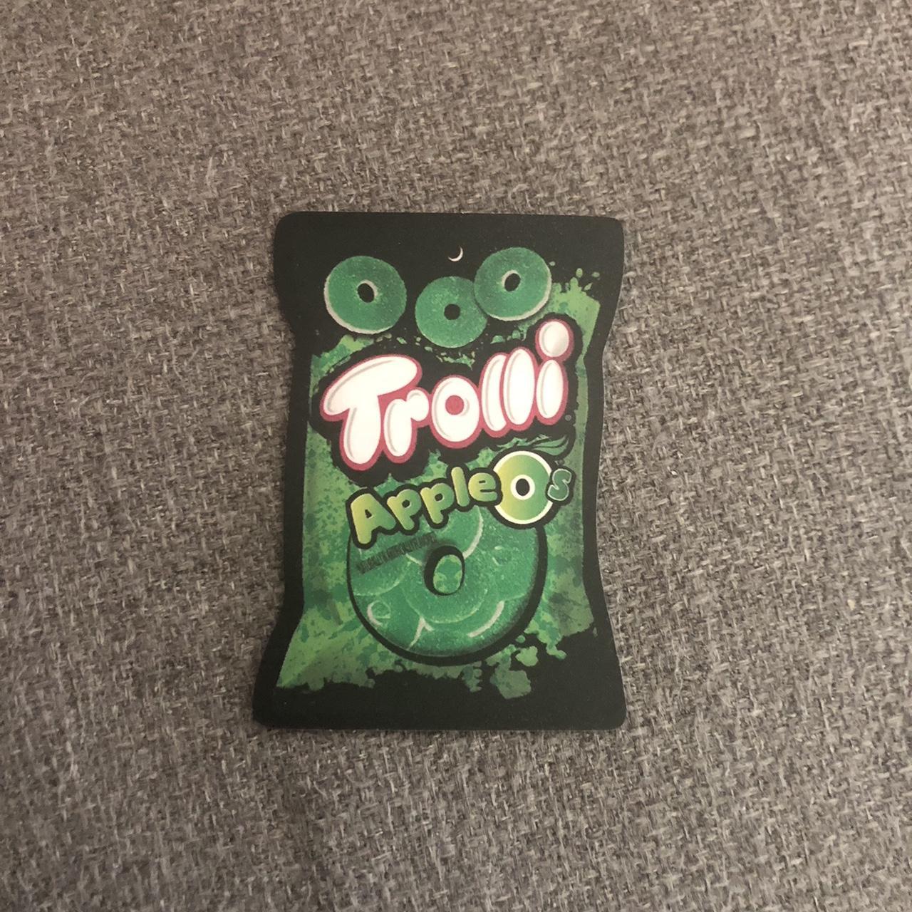 Trolli apple Os candy sticker Free shipping... - Depop