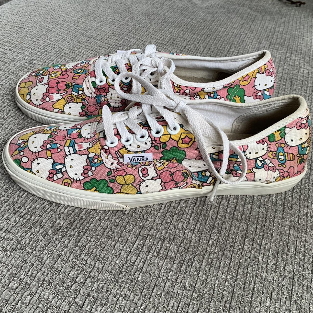 🍡๑ sanrio hello kitty vans shoes ๑🍡 men’s size 5 |... - Depop