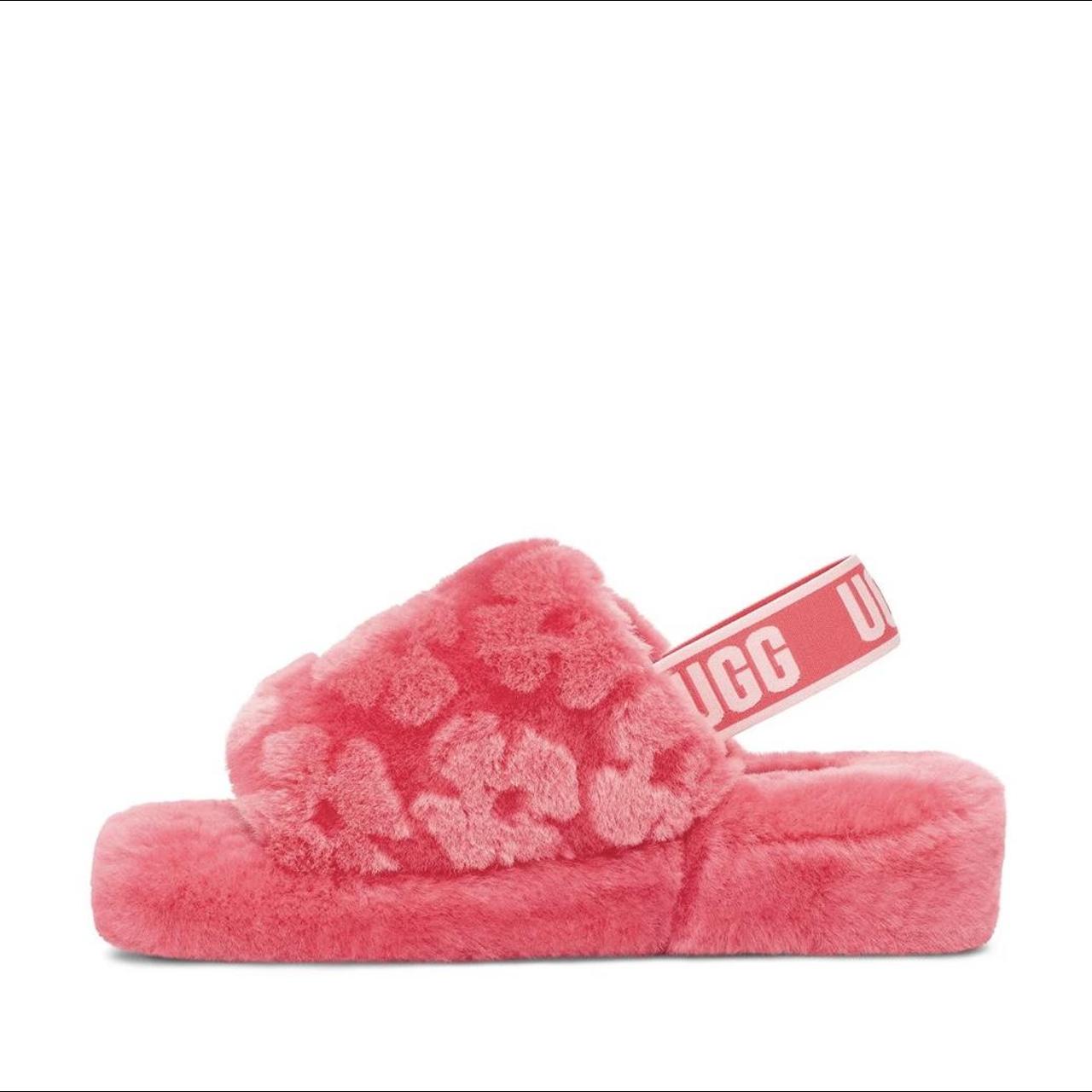 UGG Women's Pink Slides | Depop