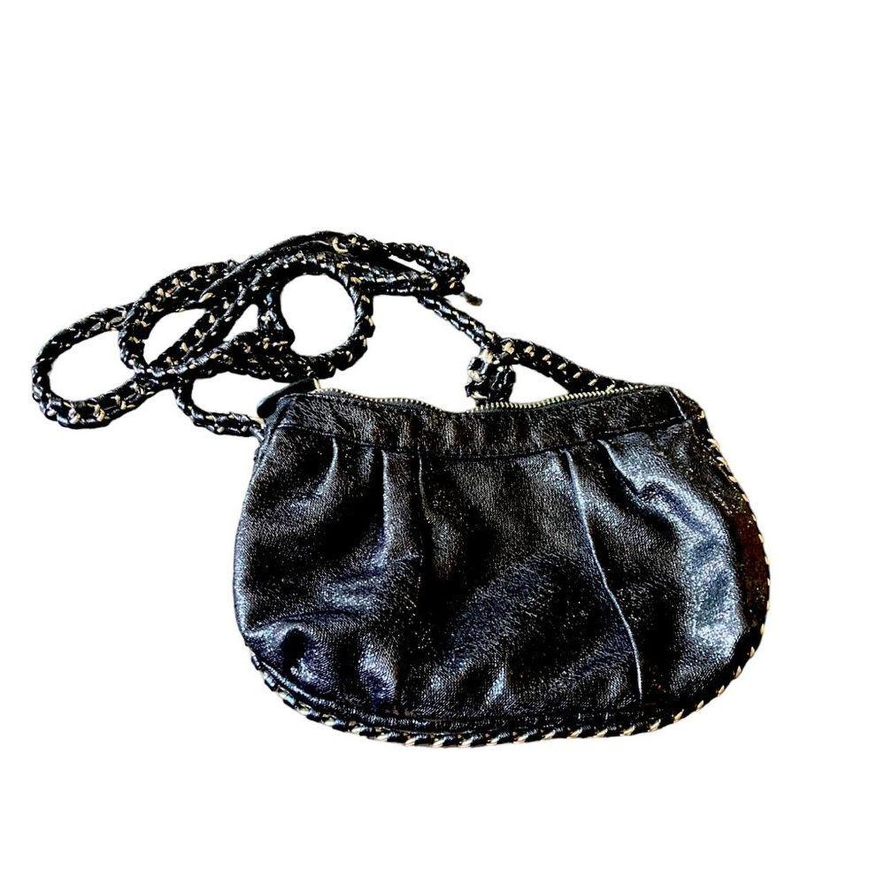 Express Women's Silver and Black Bag | Depop