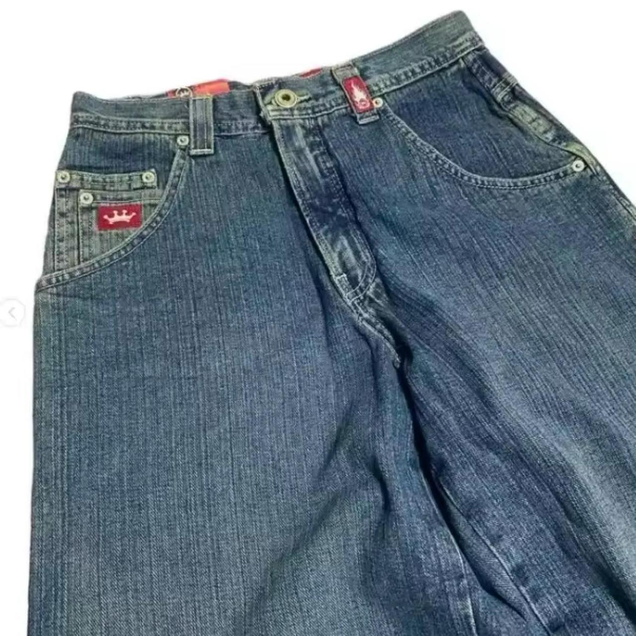 JNCO Jeans Y2K Baggy Denim Pants 34x30 REPS! #jnco... - Depop